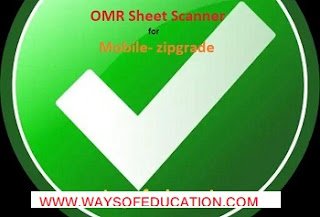 OMR SHEET SCANNER APP FOR MOBILE - Ways Of Education